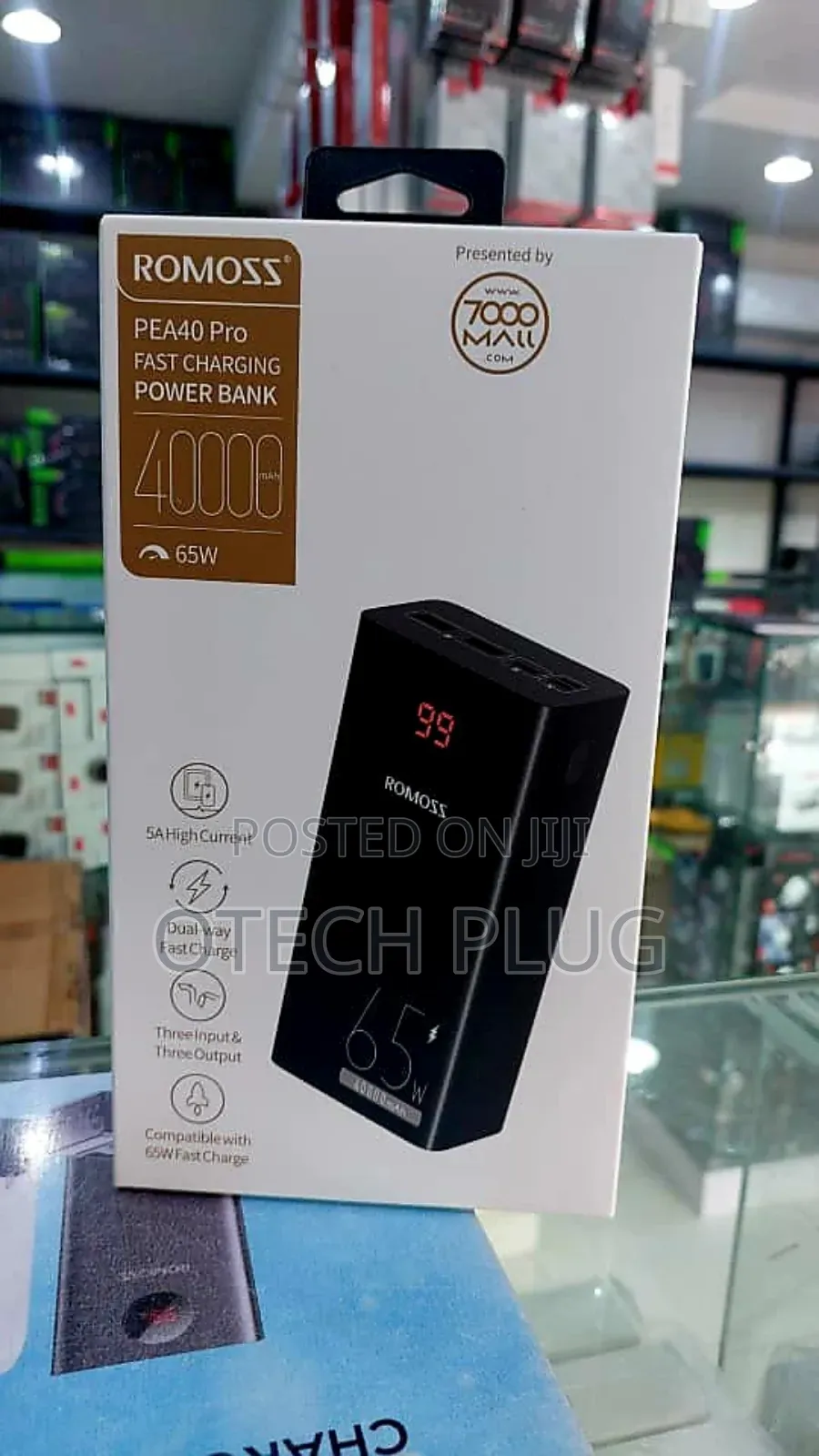 Romoss 40000mah Power Bank - Otech Plug Price: ₦ 80,000 on Jiji.ng [Ikeja]