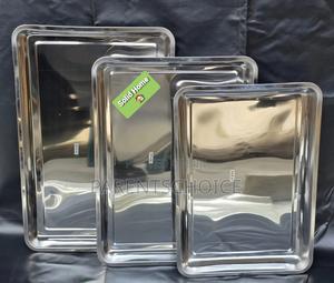 Food Grade Serving Plate Stainless Steel - Parentschoice Price: ₦ 8,300 ...