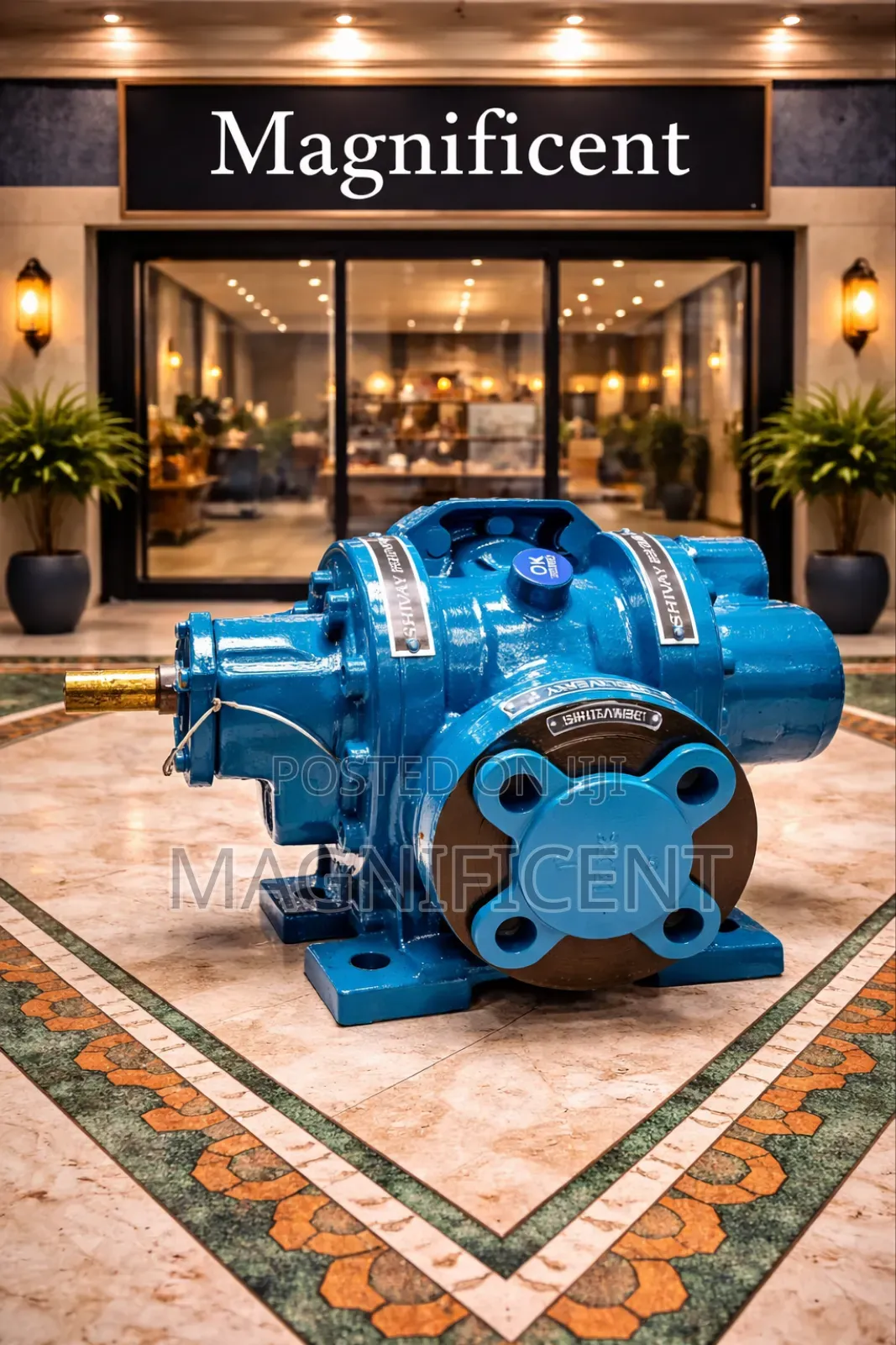 Flange Gear Pump for Oil Transfer – 1 Inch Inlet Outlet for sale ...