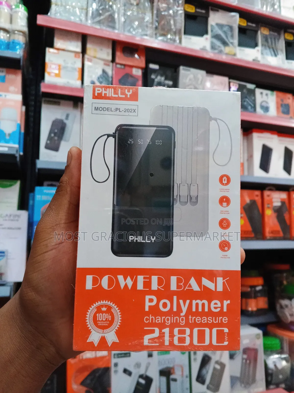 Philly Power Bank Polymer Charging Treasure 21800mah Pl-202x in Ajah ...