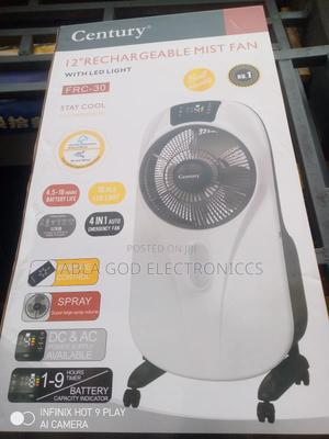 Century 12 Inches Rechargeable Mist Fan With Led Light. in Lekki - Home ...