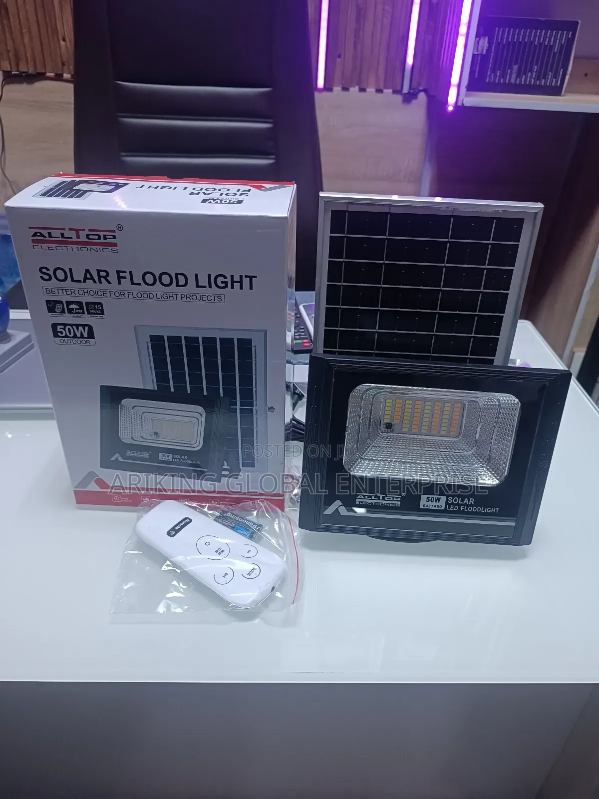Alltop Electronics Solar Flood Light 50w in Ikeja - Lighting, Ariking ...