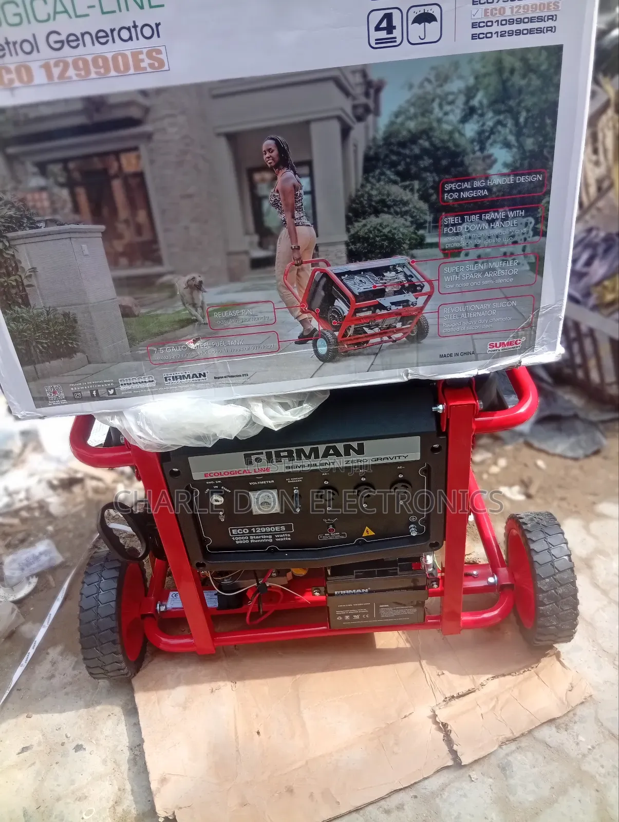 Long-Running 10kva Sumec Firman Generator for sale - Charle Don ...