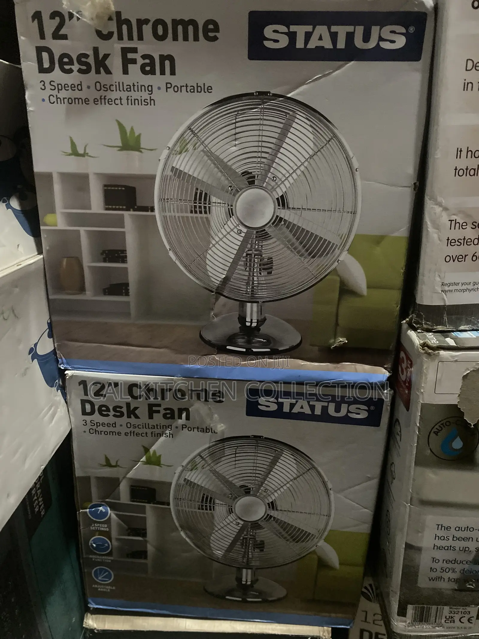 Status 12 Inch Stainless Desk Fan in Ojo - Home Appliances, Cal Kitchen ...