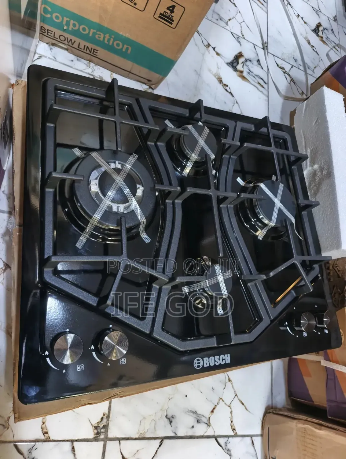 Original Quality Bosch Inbuilt Luxury Premium 4 Burners Gas Cooker Hob ...