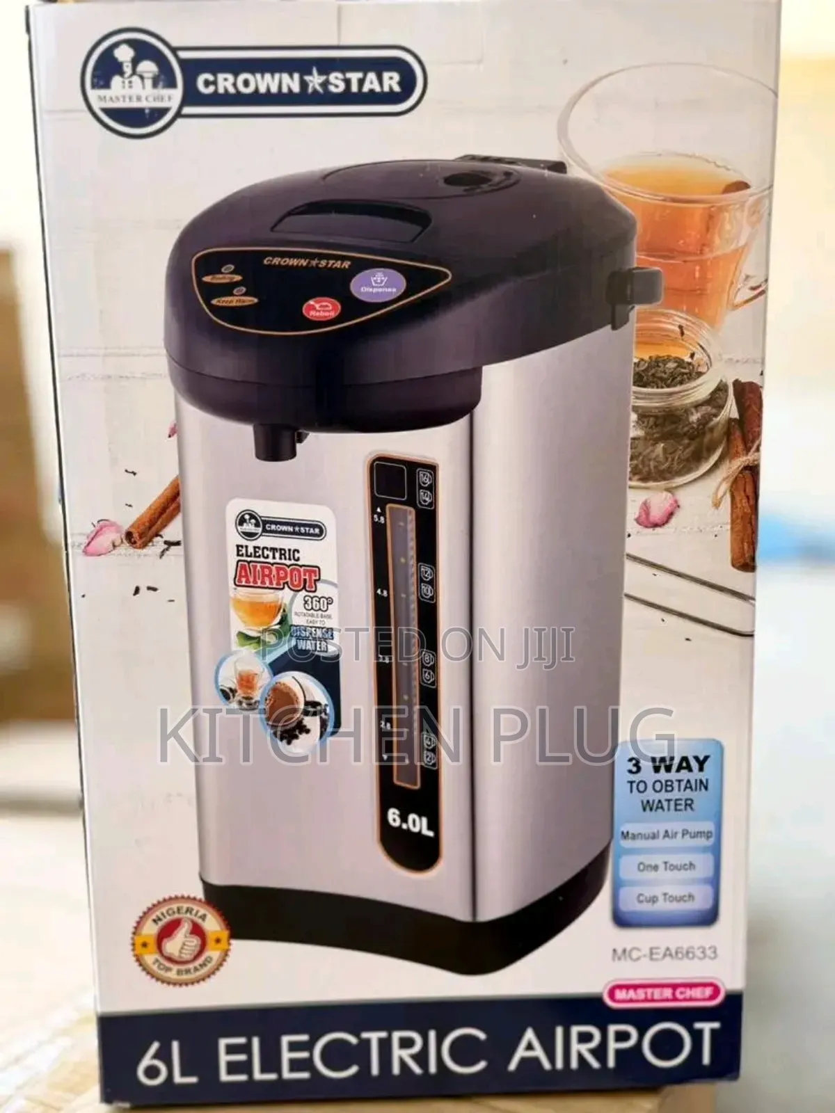 Crown Star Master Chef Electric Airpot (Model Mc-Ea6633). - Kitchen ...