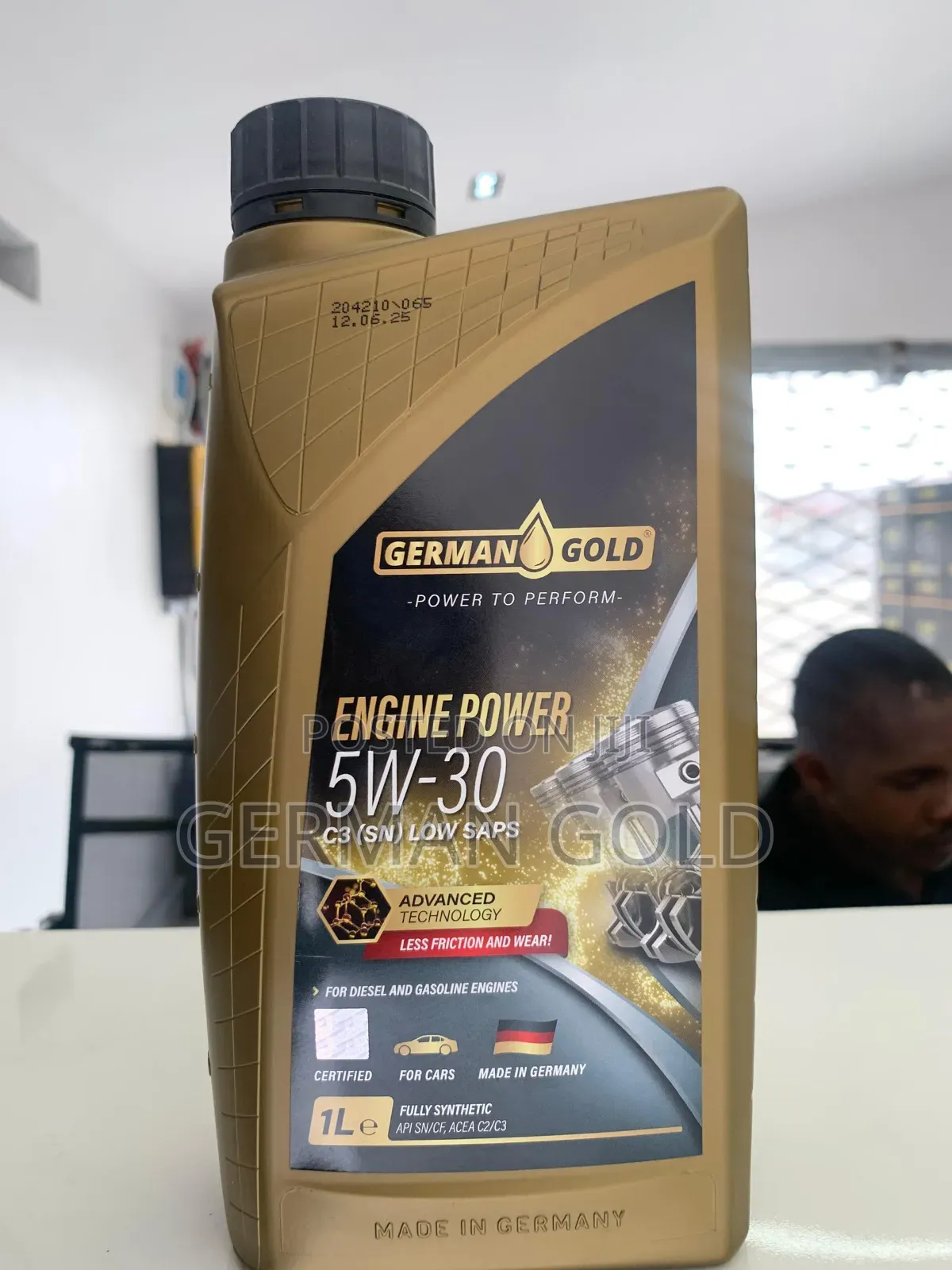 German Gold Engine Oil 5w-30 Fully Synthetic Power to Perform. in ...
