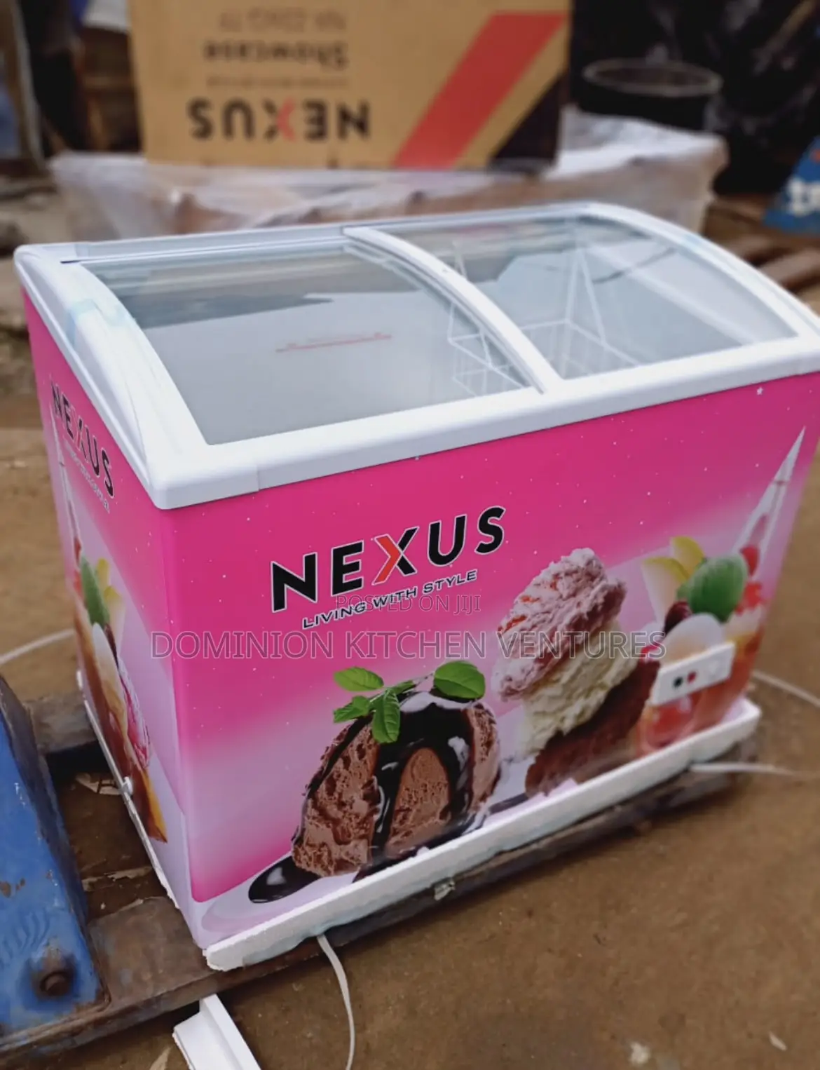 This Is Nexus Ice Cream Showcase Chest Freezer, for sale - DOMINION ...