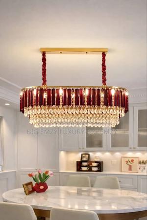 Deep Maroon Led Chandelier Light in Ojo - Lighting, Big Emzy Luxury ...