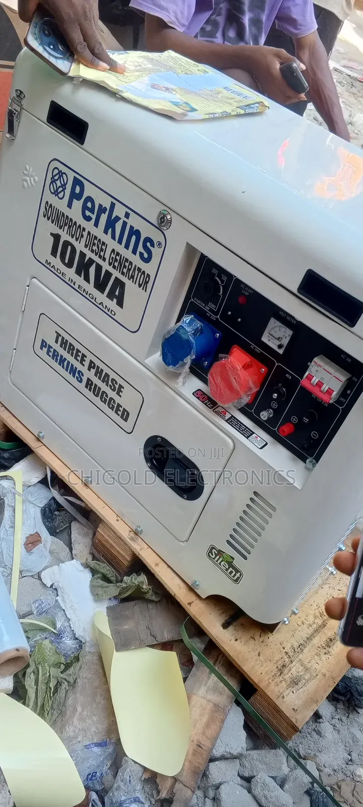 Original Packers Diesel Generator 3 Phase 100% Copper Coil 10 Kva for ...
