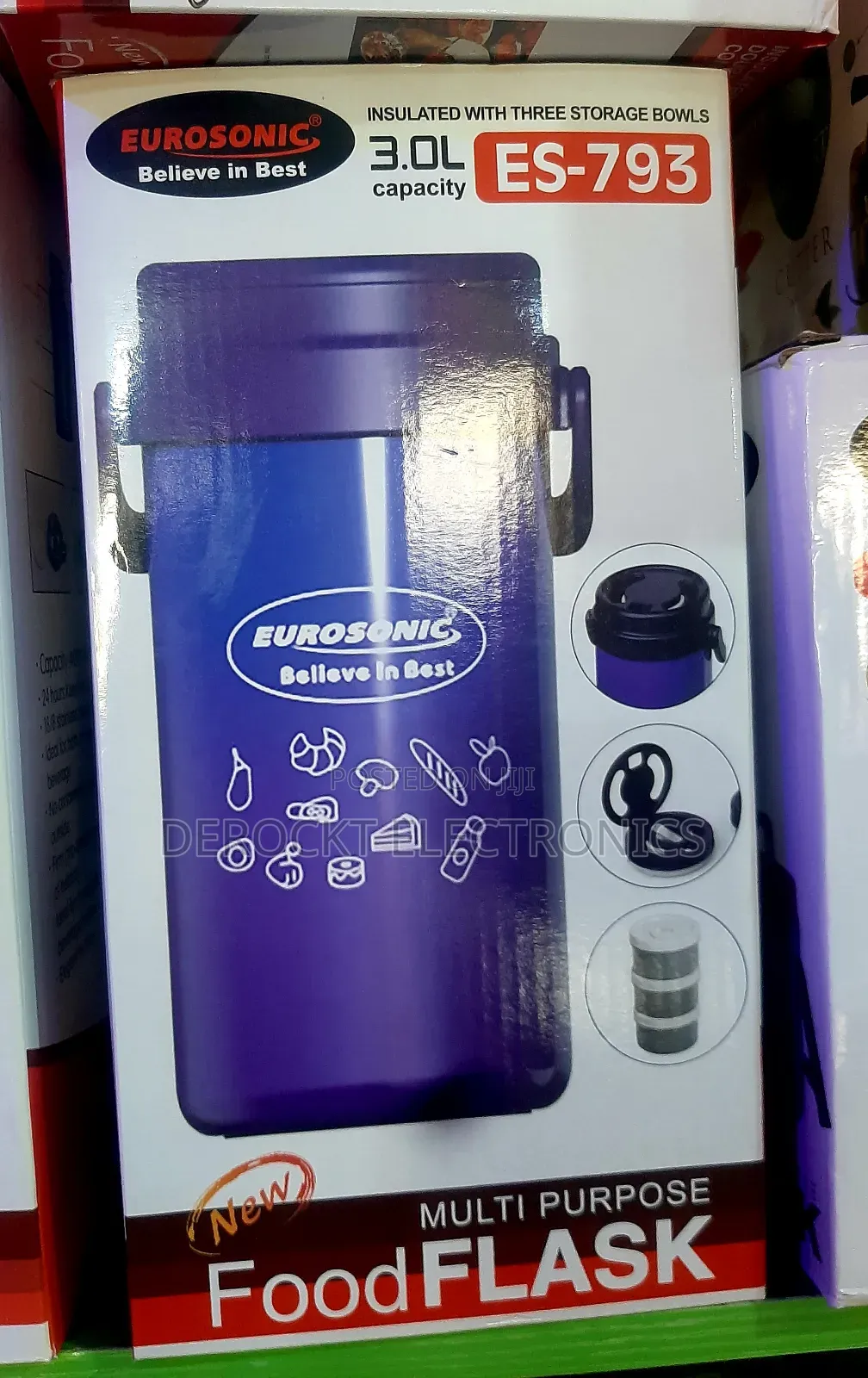 Eurosonic Multi Purpose 3layers Food Flask for sale - DerockT ...