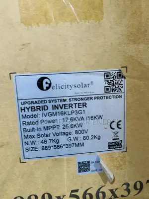 3 Phase 16kva 48v Felicity (Ivgm) Hybrid Inverter for sale - ASTERIOD ...