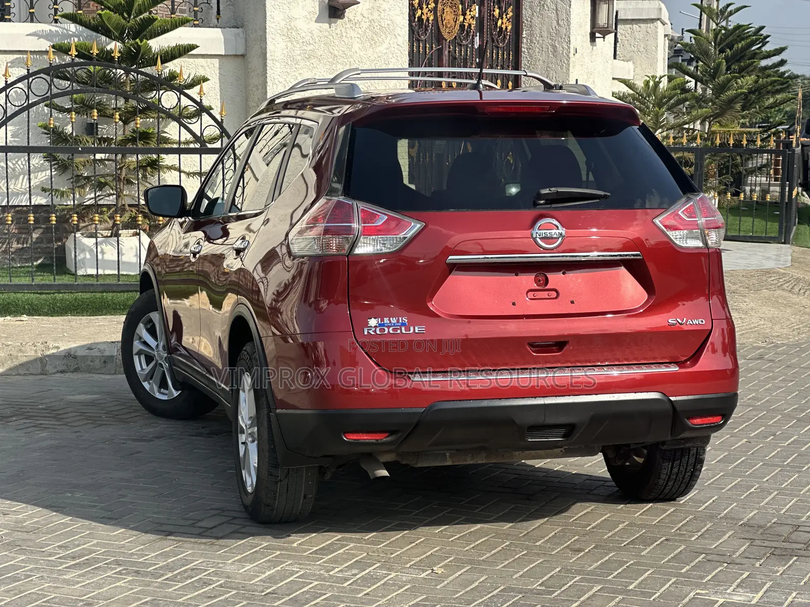 Nissan Rogue SV AWD 2016 Red for sale - VIMPROX GLOBAL RESOURCES Price ...