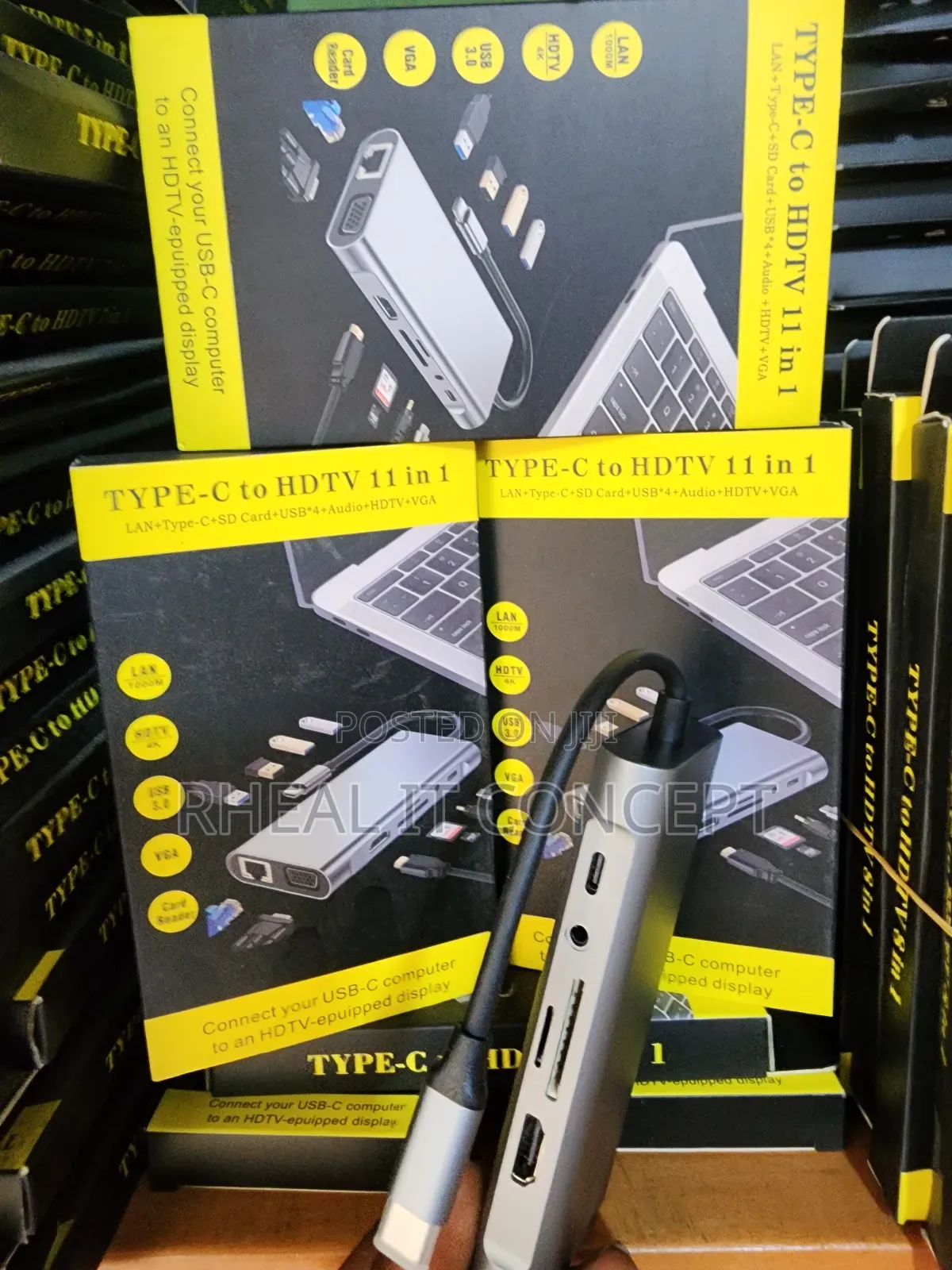 11 in 1 Type-C Dock Station for sale - RHEAL IT CONCEPT Price: ₦ 30,000 ...