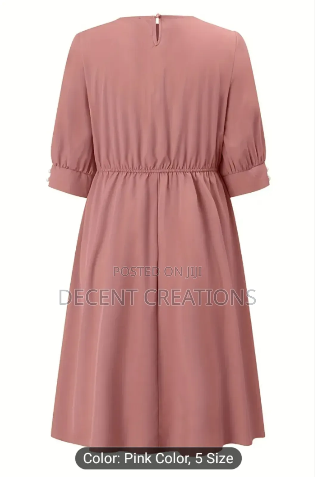 Mid - Year Promo: New Classic Pink Pleated Dress. Size XXL for sale ...