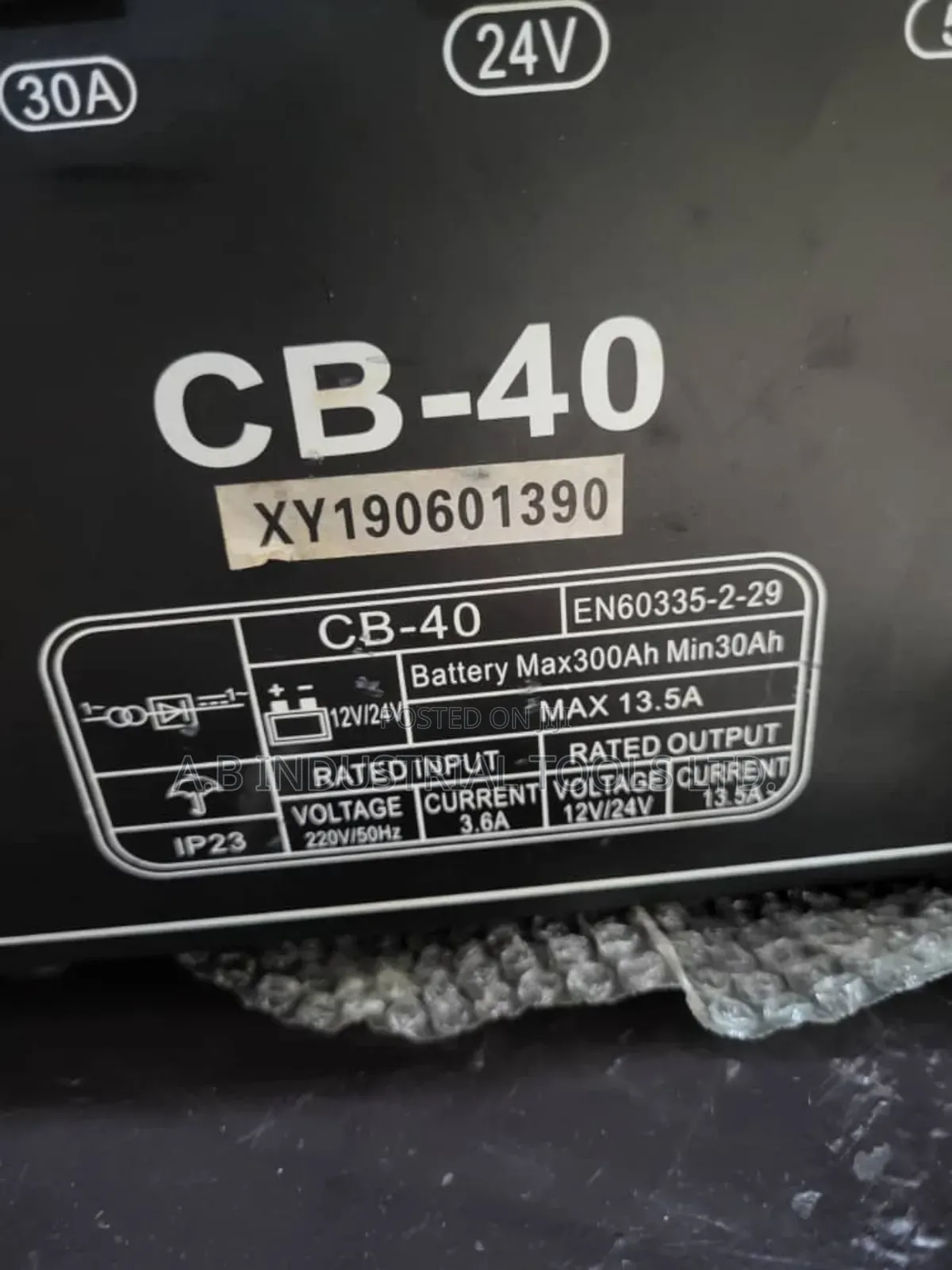 Edon Battery Charger Cb40 for sale - A.B INDUSTRIAL Tools LTD. Price: ₦ ...