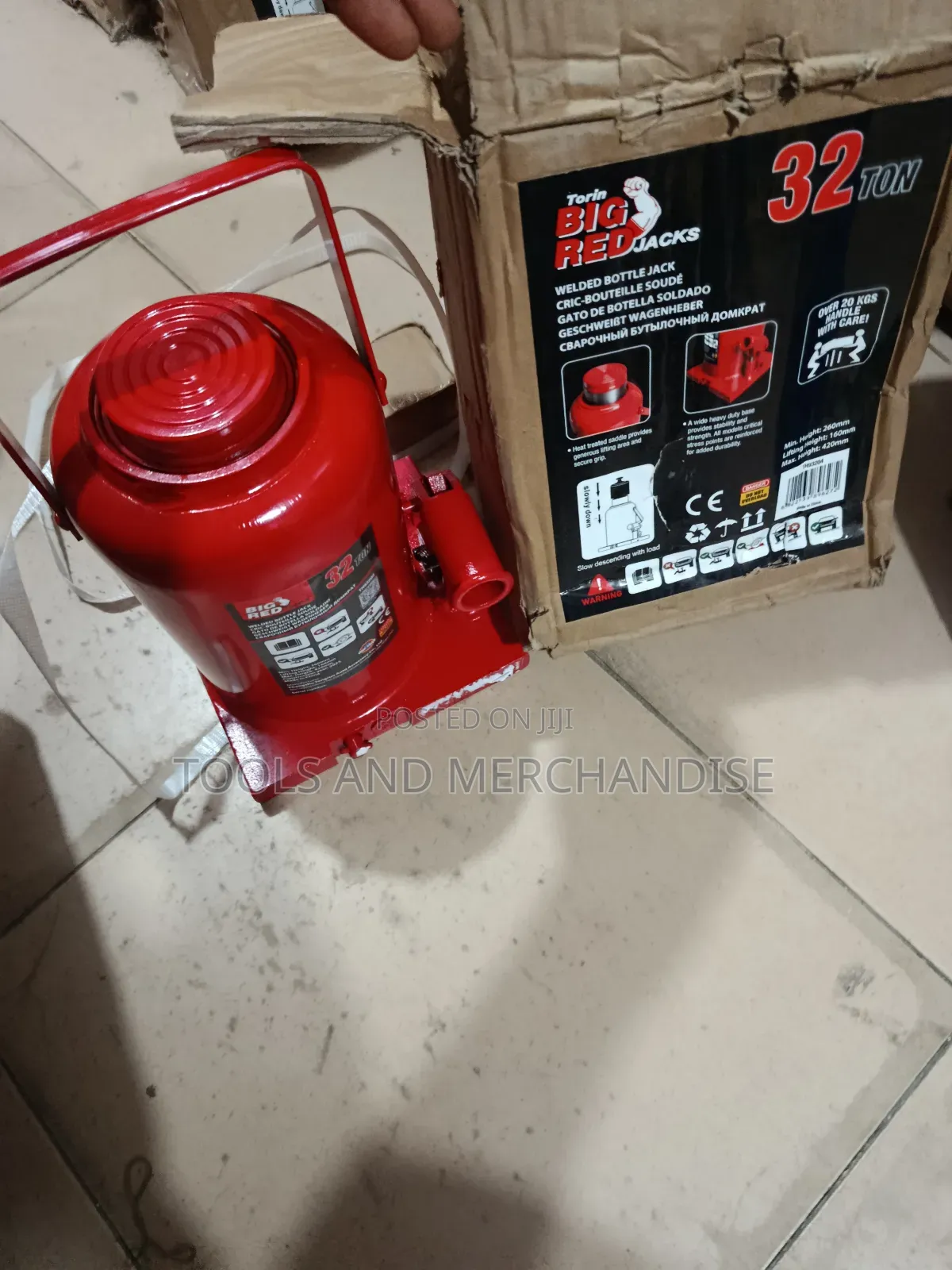 Hydraulic Bottle Motor Jack don siyarwa - Tools and merchandise Farashi ...