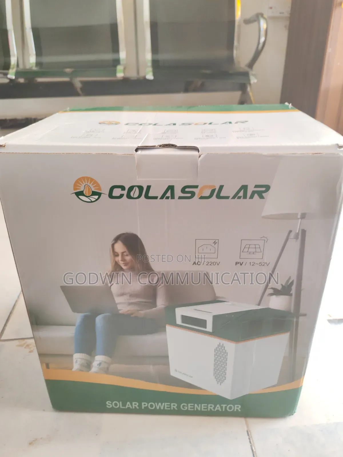 Cola 2000 Solar Generator for sale - Godwin communication Price: ₦ ...