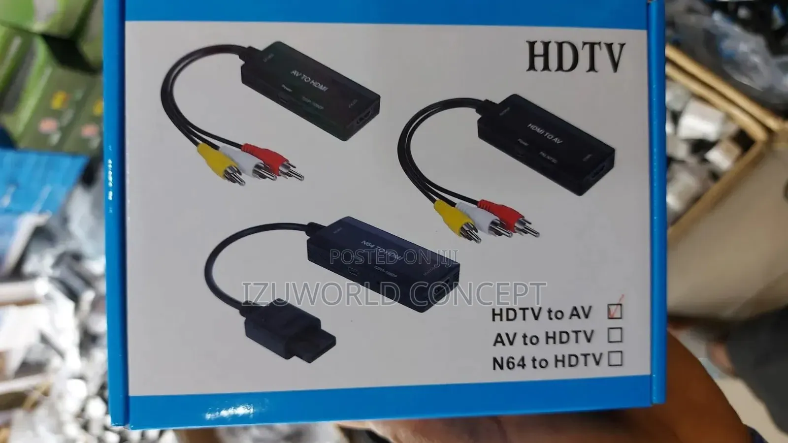 Hdmi To Av Converter for sale - IZUWORLD CONCEPT Price: ₦ 17,000 on ...