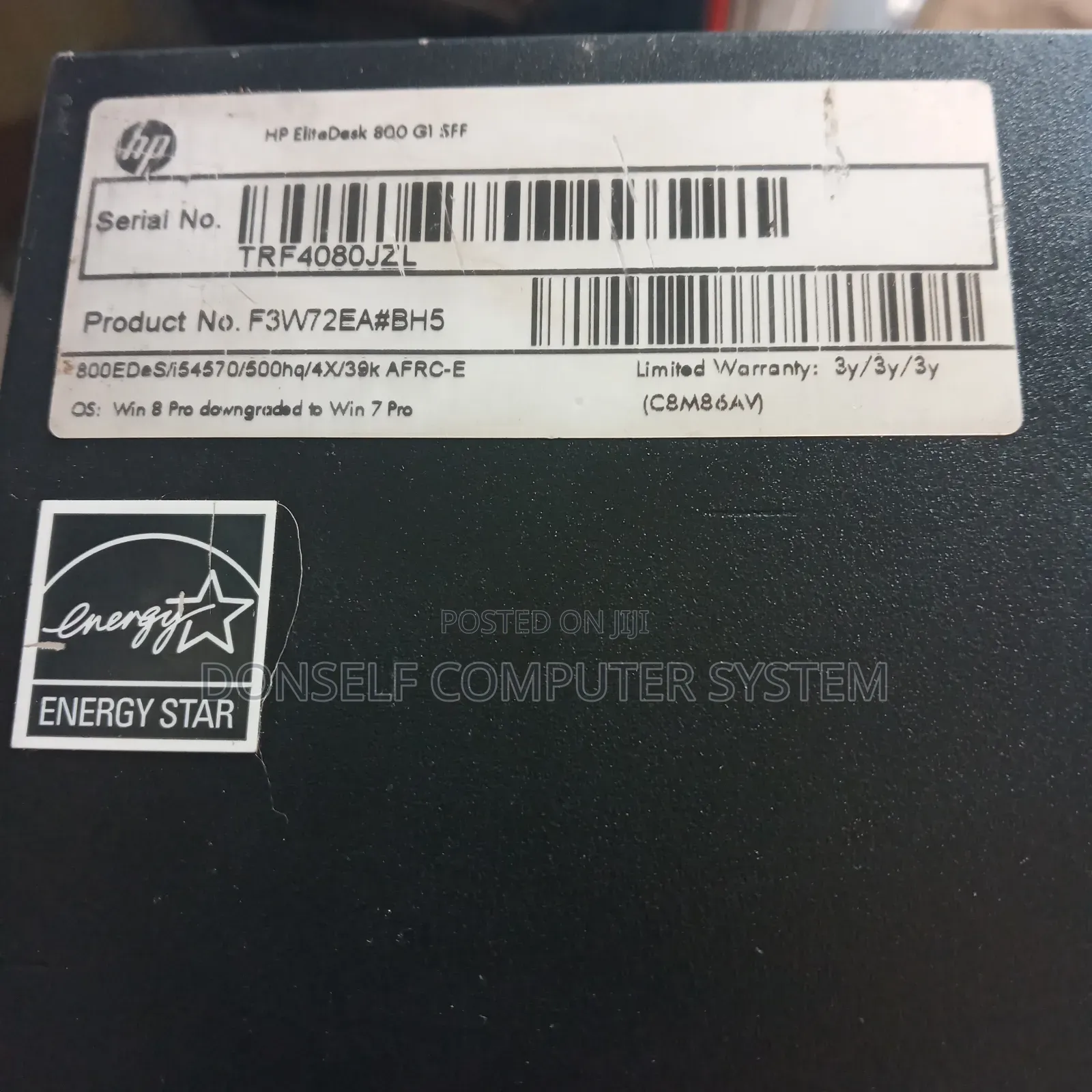 Desktop Computer HP Pavilion 570 8GB Intel Core i5 HDD 500GB for sale ...