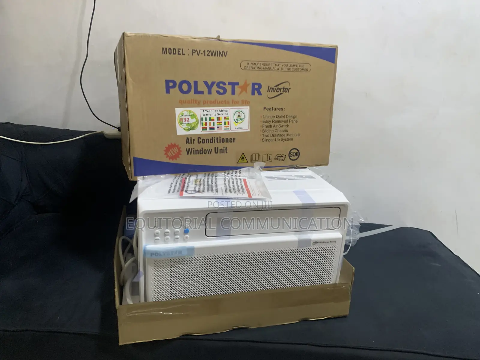 Polystar Pv-12winv Low Noise Window Unit Inverter Air Conditioner for ...