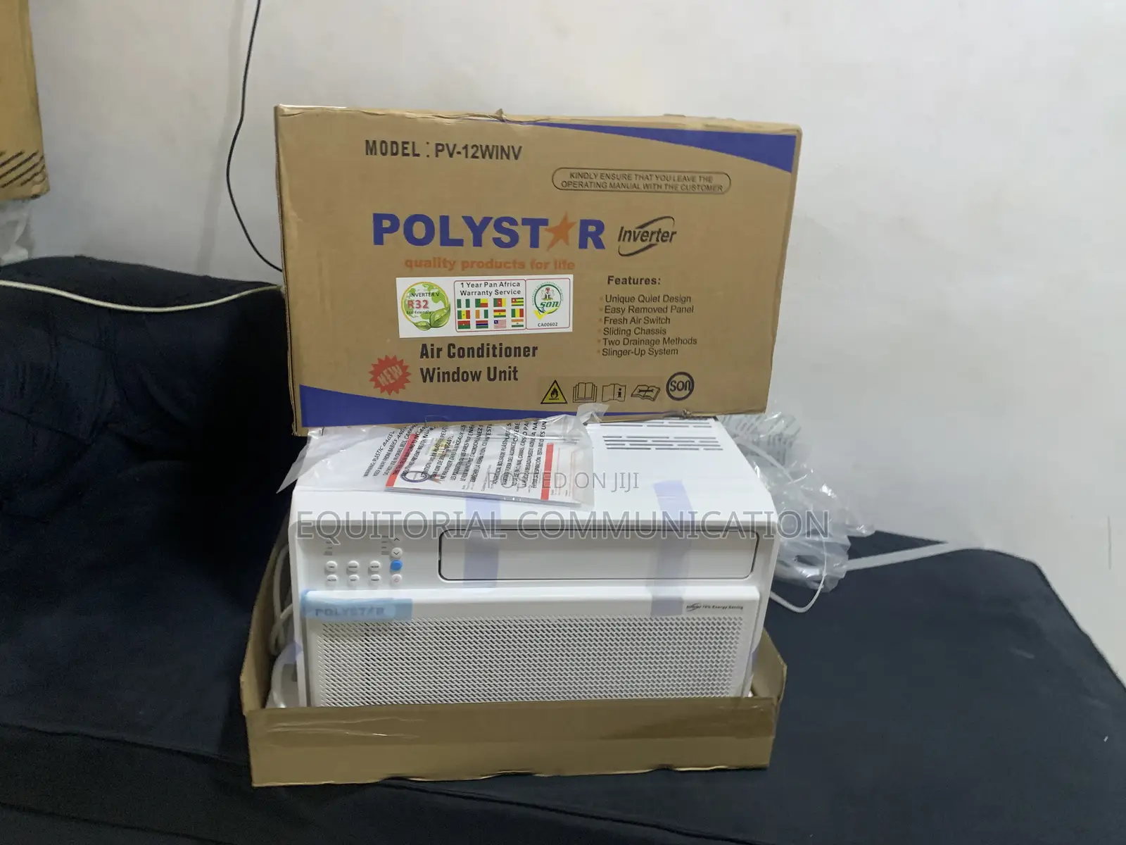 Polystar Pv-12winv Window Ac – Powerful 1.5hp Inverter Cooling for sale ...
