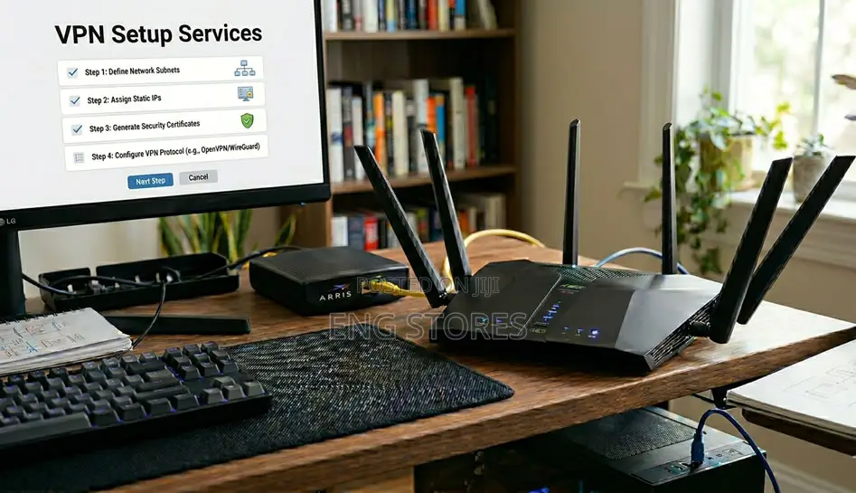 VPN Router Setup for sale - ENG Stores Price: ₦ 5,000 on Jiji.ng [Shomolu]