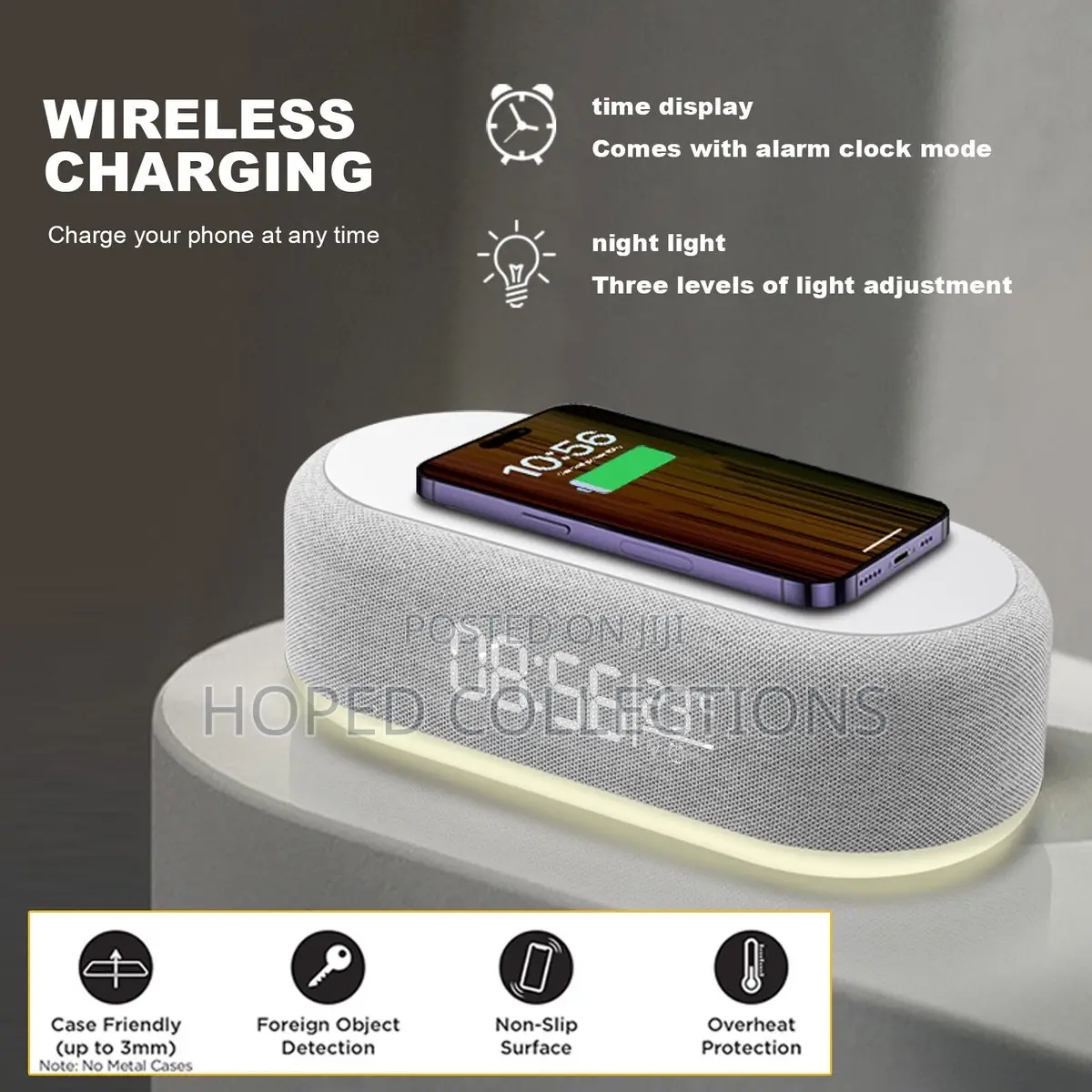 Digital Alarm Clock With Speakers for sale - Price: ₦ 26,500 on Jiji.ng ...