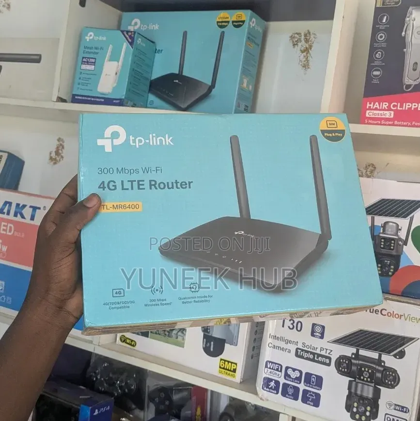 Wifi Router 4g Lte Sim Card Tp-Link 300 MBPS Tl-Mr6400 for sale ...