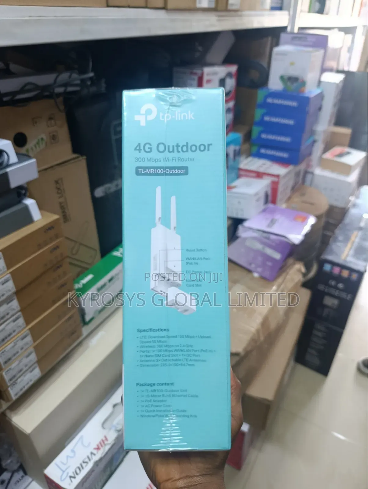 Tplink 300mbps 4g Tl-Mr100 Outdoor Wifi Router for sale - Kyrosys ...