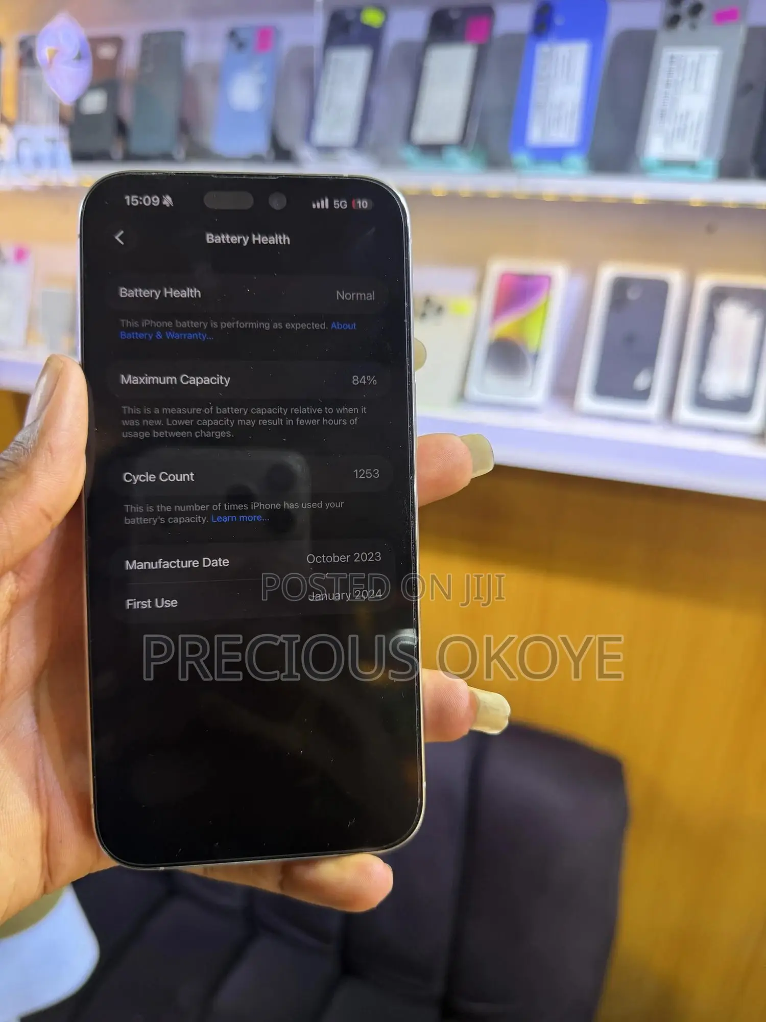 Apple iPhone 15 Pro Max 256 GB Silver for sale - Precious Okoye Price ...