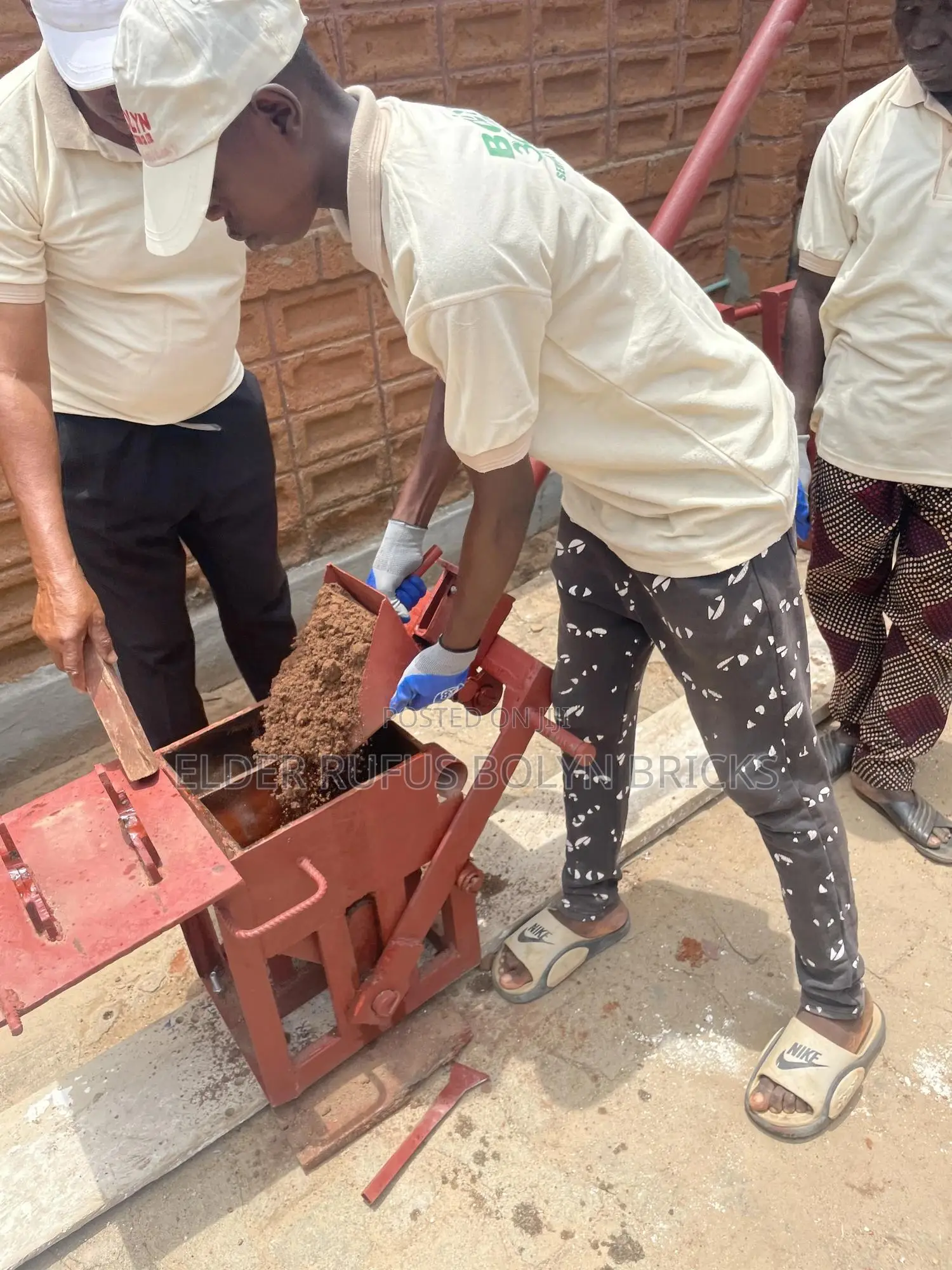 Clay Brick Press Machine;Makes 2bricks Per Time Manual/Multi Purpose ...