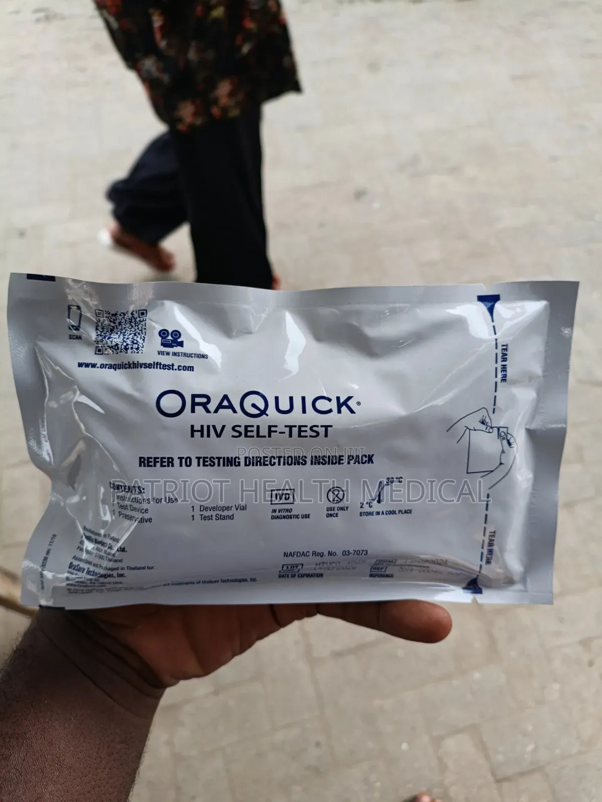 Quick Hiv Self Test don siyarwa - PATRIOT HEALTH MEDICAL SUPPLIE ...