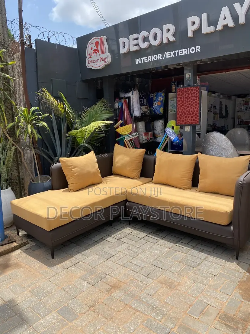 L-Shape Sofa for sale - Decor Price: ₦ 700,000 on Jiji.ng [Benin City]