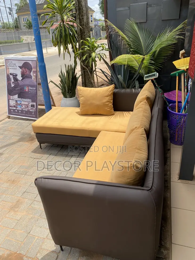 L-Shape Sofa for sale - Decor Price: ₦ 700,000 on Jiji.ng [Benin City]
