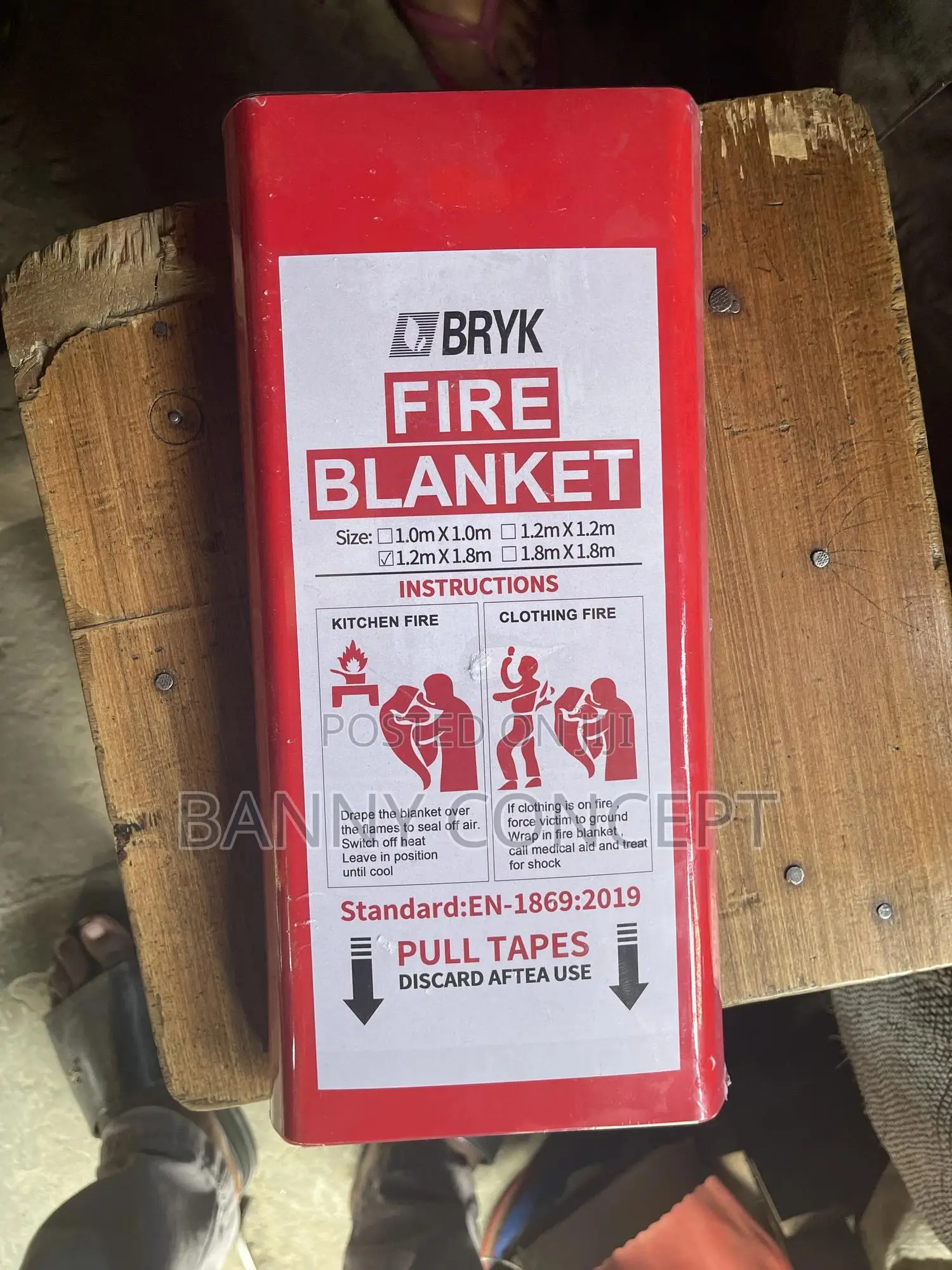 1.2m × 1.8m Fire Blanket for sale - Banny concept Price: ₦ 18,000 on ...