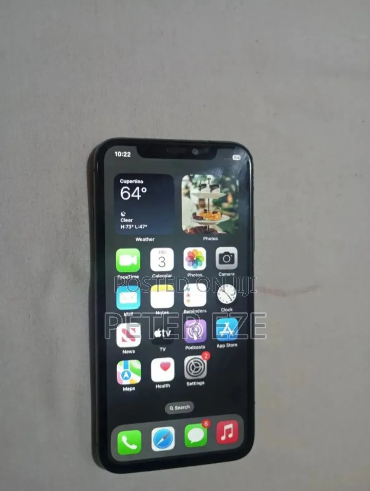 Apple iPhone X 64 GB Black for sale - Peter Eze Price: ₦ 90,000 on Jiji ...