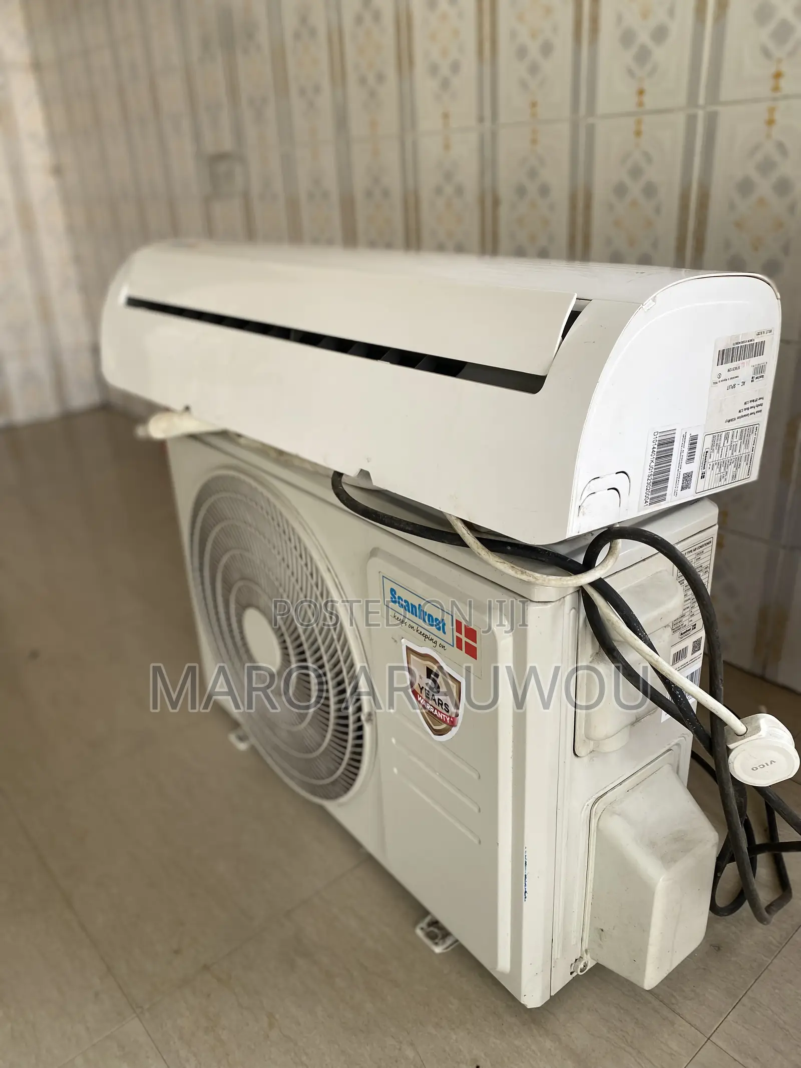 Clean 1.5hp Scanfrost Split Ac for sale - Price: ₦ 200,000 on Jiji.ng ...