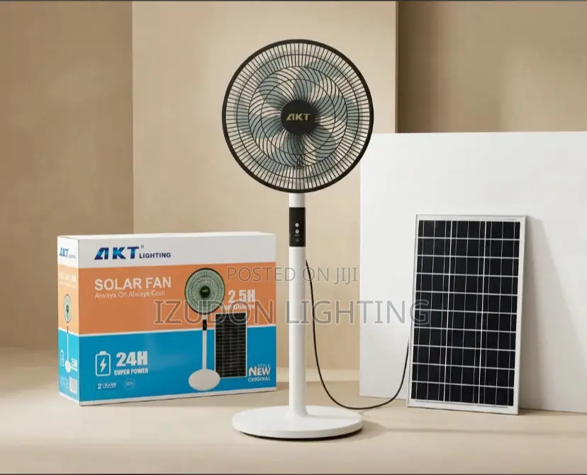 Quality Akt Solar Fan for sale - IZUDON LIGHTING Price: ₦ 120,000 on ...