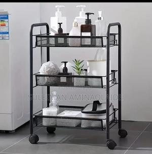 3 Tire Havey-Duty Mesh Mobile Storage Cart for sale - Suleiman ...