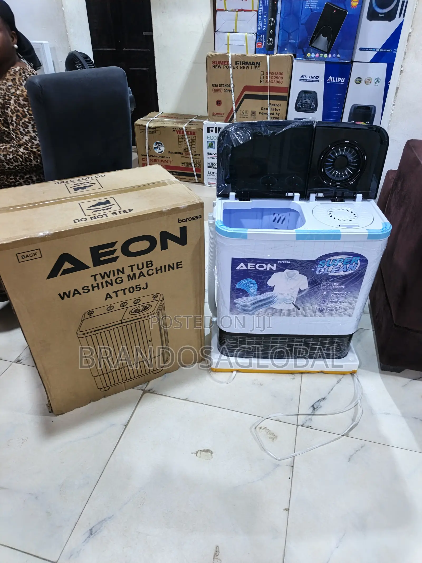 Aeon 5kg Twin Tub Washing Machine[Att05j]Efficient Twin Tub Washer for ...