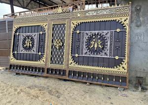 Wrought Iron Double Glazed Steel Gate for sale - Atiliandozzy Global ...
