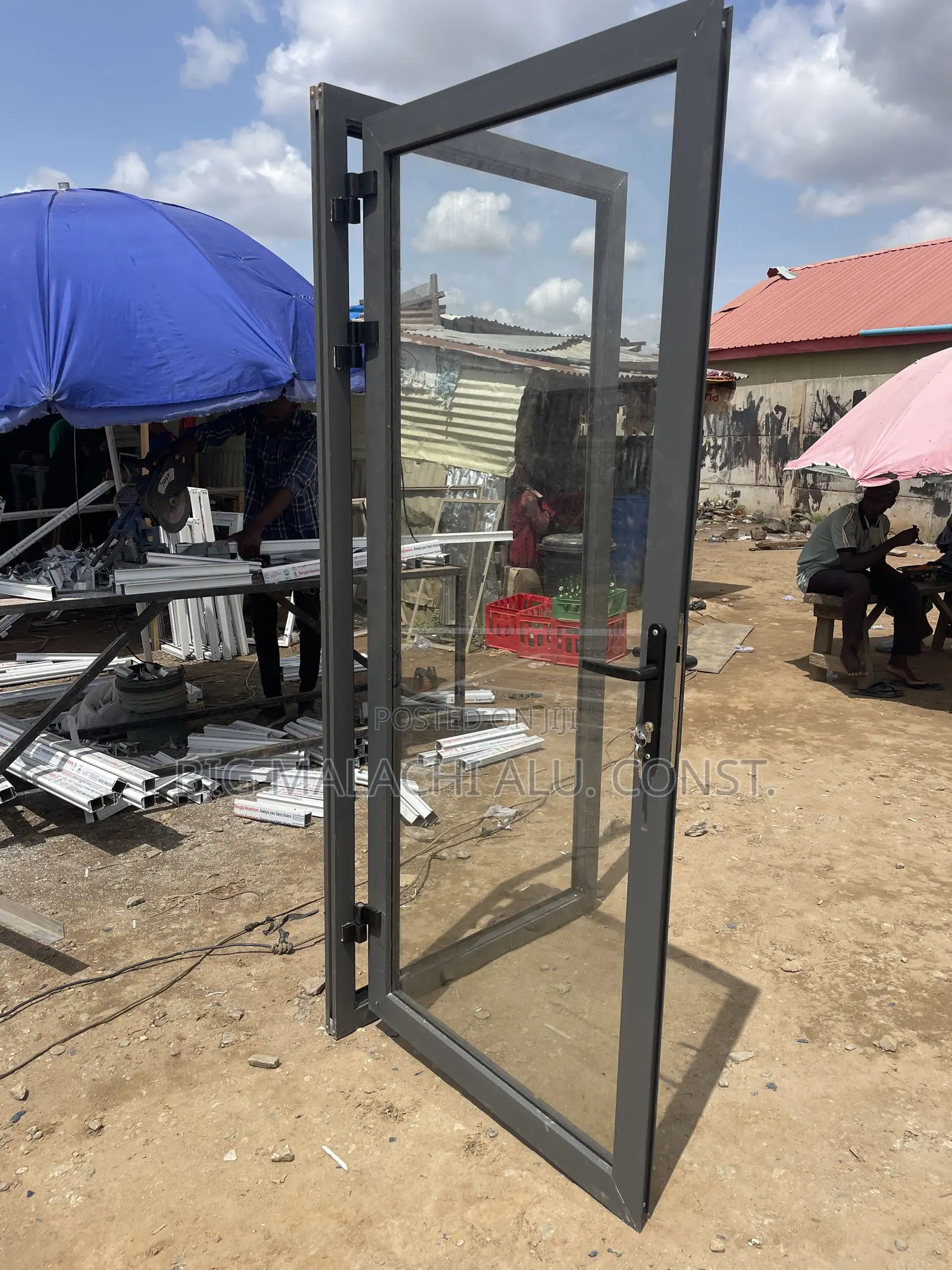 Hinge Door for sale - Big Malachi Alu. Const. Servs. Price: ₦ 150,000 ...
