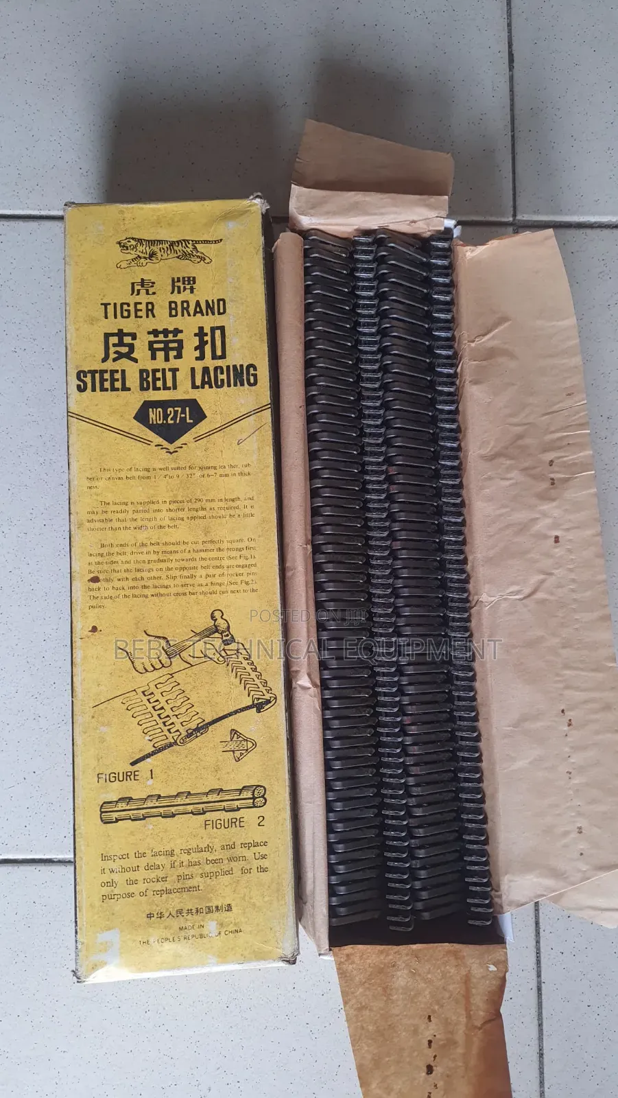 Steel Belt Lacing No. 27 Heavy Duty Conveyor Belt Fastener for sale ...