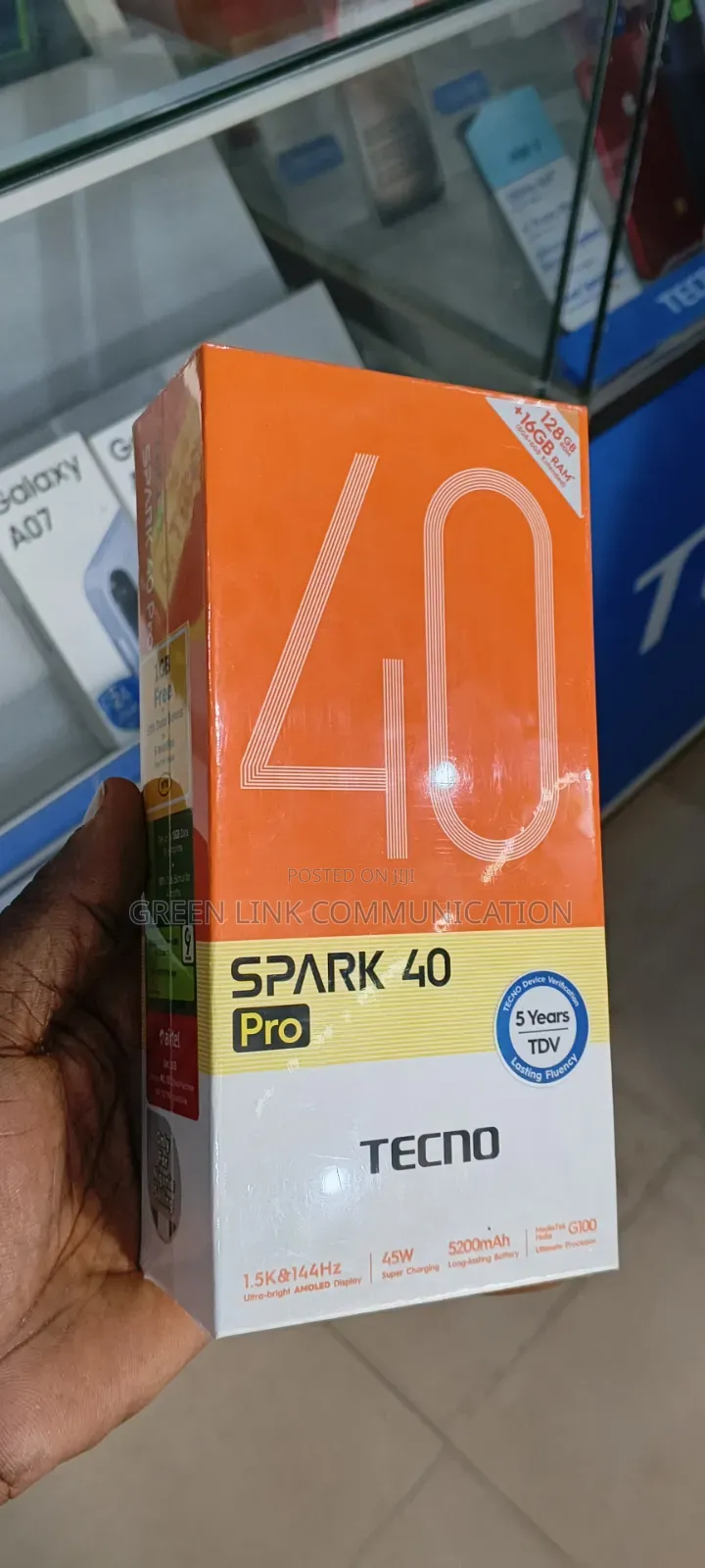 New Tecno Camon 40 Pro 4G 128 GB Gray don siyarwa - Green Link ...