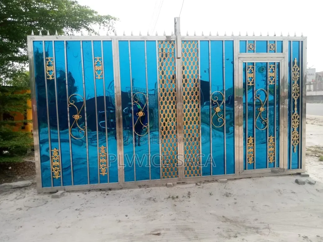 Stainless Steel Gate Full Gold Net Design don siyarwa - PLVVICE SACA ...
