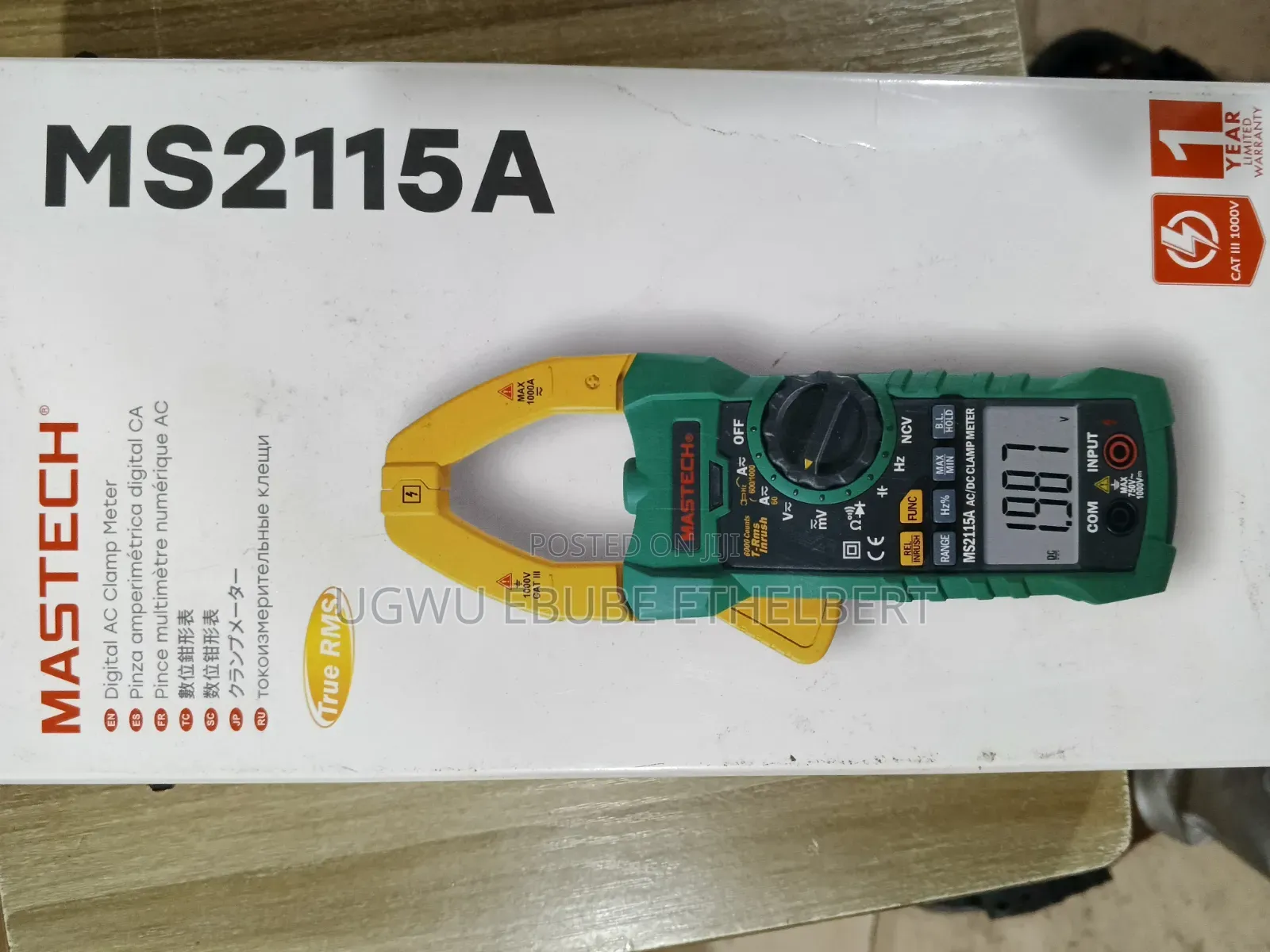 Mastech Digital Multimeter Ms2115a for sale - Ugwu Ebube Ethelbert ...