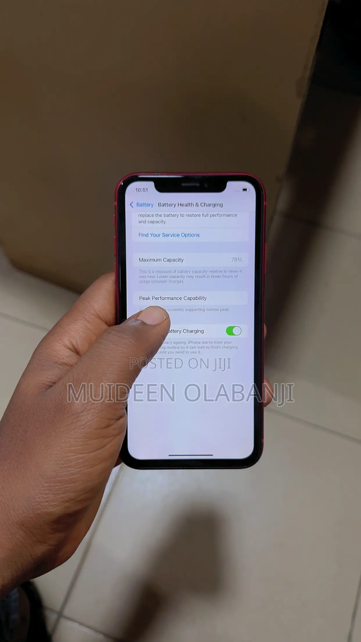 Apple iPhone XR 128 GB Red for sale - Price: ₦ 210,000 on Jiji.ng [Ikorodu]