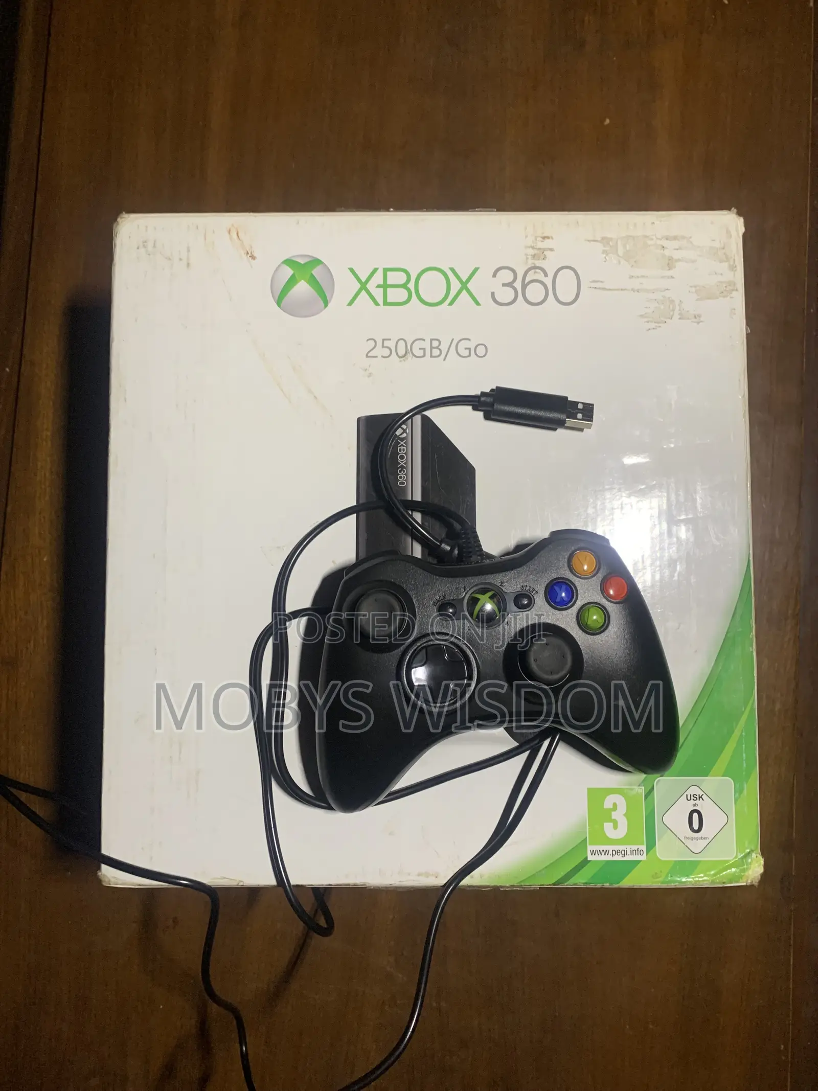 Xbox 360 and Controller With Games Installed for sale - Mobys Wisdom ...