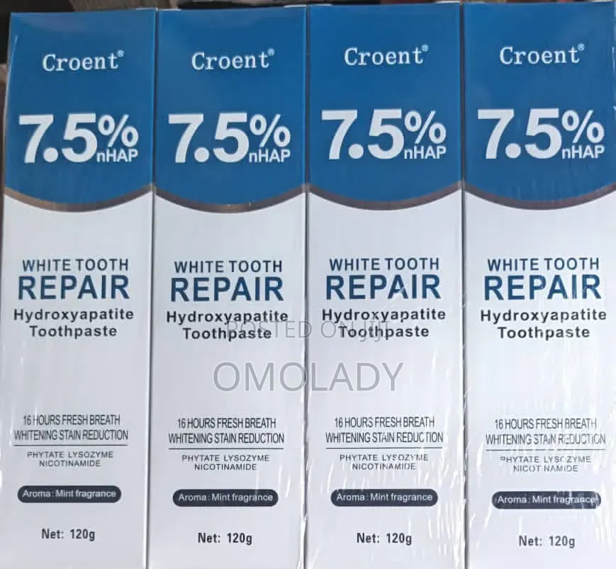 7.5% Croent White Tooth Repair Hydroxyapatite Toothpaste for sale ...
